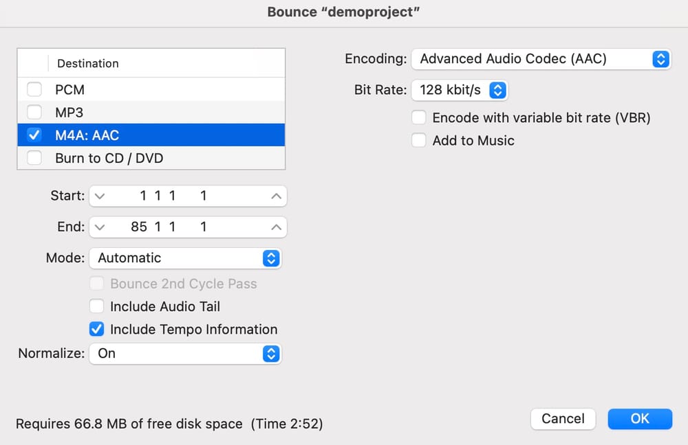 How to Export a Song from Logic Pro
