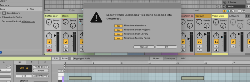 How to Share Ableton Projects